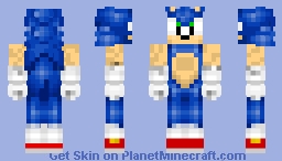 Sonic The Hedgehog Minecraft Skin