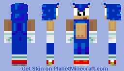 Sonic Minecraft Skin