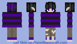 purple themed skin Minecraft Skin