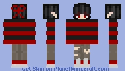 red themed skin Minecraft Skin