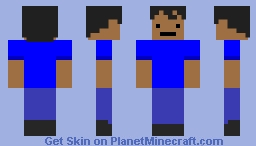 BlueInMC1 (Java + Bedrock) Minecraft Skin