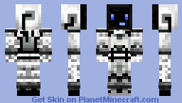 stylized astronaut Minecraft Skin