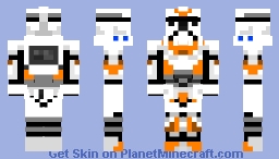 212th attack battelion clone trooper Minecraft Skin