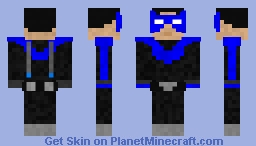 Nightwing Minecraft Skin
