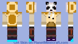 Panda Coated Minecraft Skin