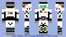 clone technician trooper with helmet Minecraft Skin