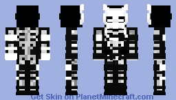 Skeleton Man Minecraft Skin