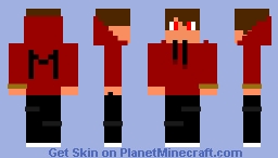 red skin Minecraft Skin