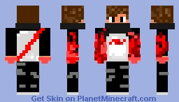 red skin Minecraft Skin