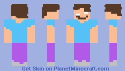 Sunky (Sonic parody made by LooneyDude) Minecraft Skin