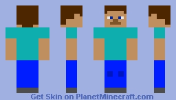 Simple.Steve Minecraft Skin