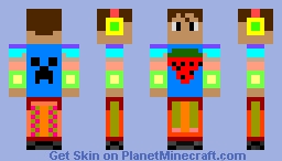 3D pog melon Minecraft Skin