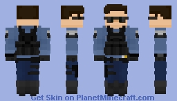 SCP SITE-21 Security Officer (New) (Edited) Minecraft Skin