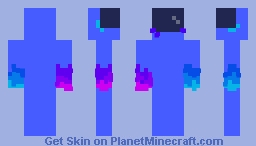 blue astronaut Minecraft Skin
