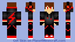 Lightning Boy (Version Red) Minecraft Skin