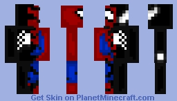 Spiderman Symbiote Suit Minecraft Skin
