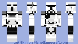 ARC trooper phase 1 armor Minecraft Skin