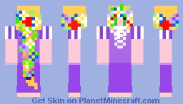 Rapunzel (Raiponce) Minecraft Skin