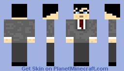 Clark Kent Fan-Made Minecraft Skin
