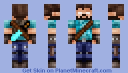 Adventure Herobrine Minecraft Skin