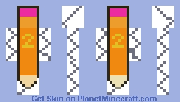 Pencil Minecraft Skin