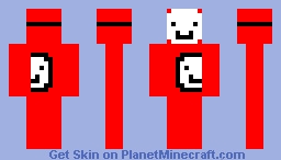 Dream Red Minecraft Skin