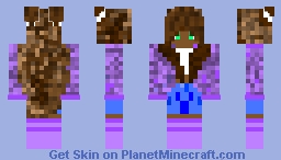 Black aphmau Minecraft Skin