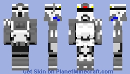 Clone commander Wolf Minecraft Skin