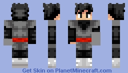 me with the data pack gun Minecraft Skin