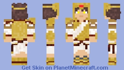 god of war 3 helios Minecraft Skin