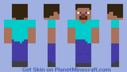 Simple Steve Minecraft Skin
