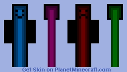 Multi-personality Minecraft Skin