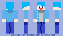 blue Minecraft Skin