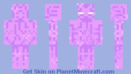 Luminous night Enderman ( purple ) Minecraft Skin