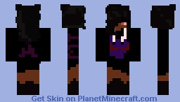 black girl Minecraft Skin