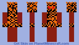 The Fire king Minecraft Skin