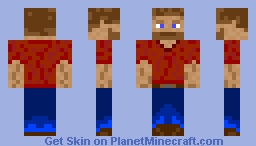 Blue Collar Minecraft Skin