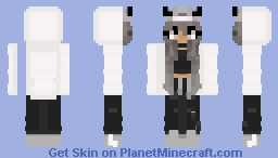 White demon Minecraft Skin