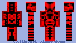 Red Destroyer Minecraft Skin