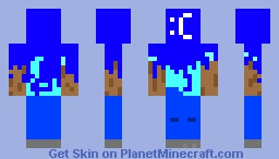 Less Scuffed BSOD Steve Minecraft Skin