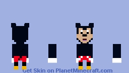 mickey mouse Minecraft Skin
