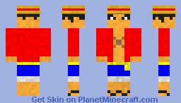 Luffy Minecraft Skin