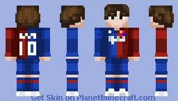 Messi skin Minecraft Skin