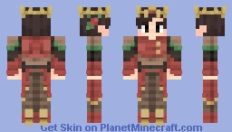 Falcao Red Relics Minecraft Skin