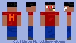 flamejante flamenguista Minecraft Skin