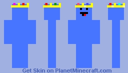 blue crown Minecraft Skin