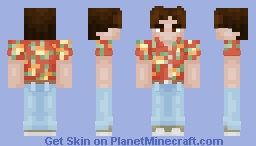 Hawaiian shirt Minecraft Skin