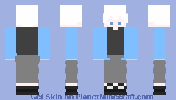 gojo 1/1,00001 Minecraft Skin