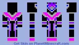 Infernoborg Boosted Galaxy Minecraft Skin