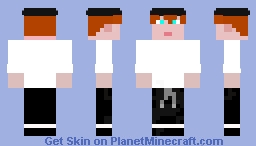 Pria bertopi Minecraft Skin